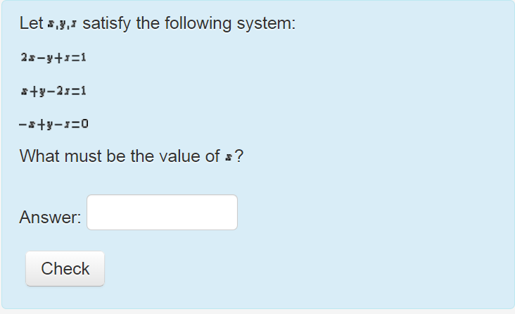 Solved Let X Y X Satisfy The Following System 2x Y X 1