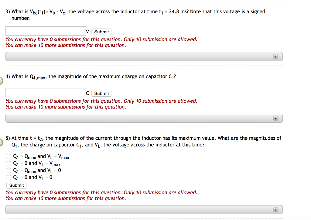 Solved A circuit is constructed with two capacitors and an | Chegg.com