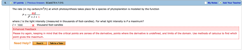 Solved 5. My Notes Ask Your Teacher Q/1 points | Previous | Chegg.com