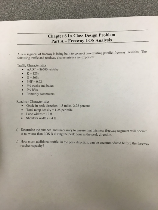 Solved A new segment of freeway is being built to connect | Chegg.com