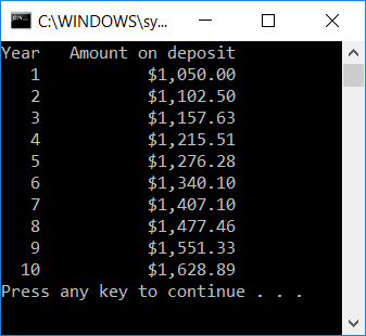 Solved Question 1 Modified Compound Interest Program) | Chegg.com