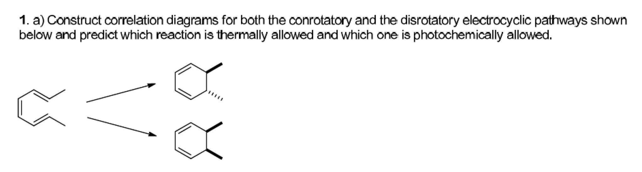 Solved Construct correlation diagrams for both the | Chegg.com