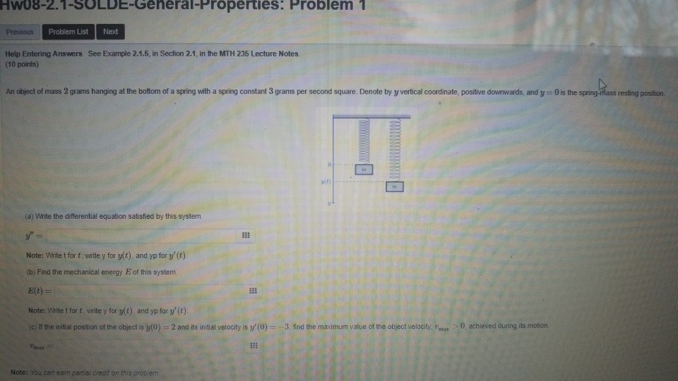Solved Hw08-2.1-SOLDE-Geheral-Properties. Problem T Problem | Chegg.com