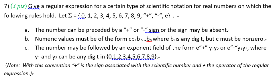 Solved Give a regular expression for a certain type of | Chegg.com