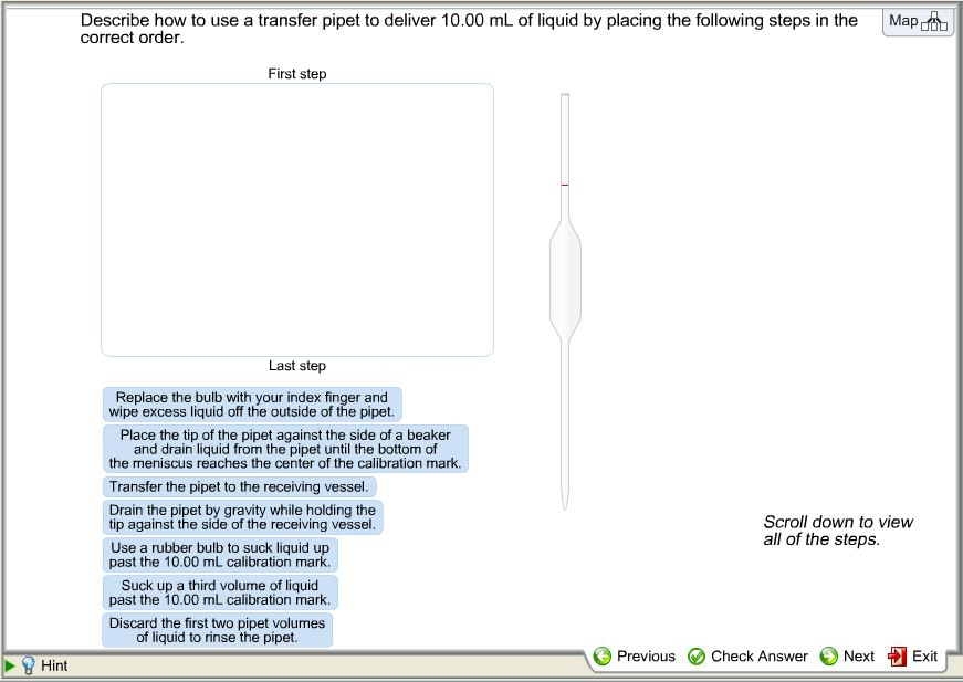 Solved Describe how to use a transfer pipet to deliver 10.00 | Chegg.com