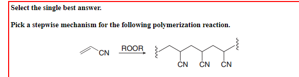 Solved Pick a stepwise mechanism for the following | Chegg.com