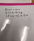 Solved Finding a delta for a given epsilon the graph of f(x) | Chegg.com