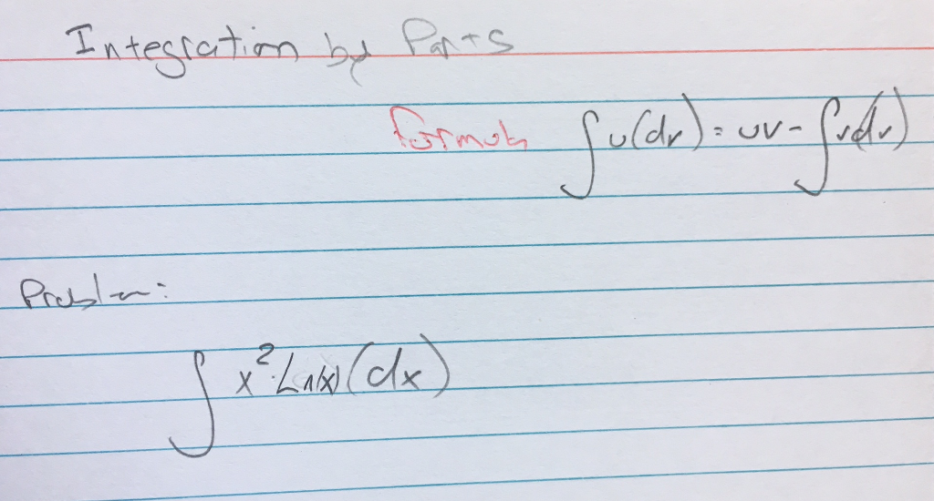 Solved Integration by parts formula integral u(dv) = uv - | Chegg.com