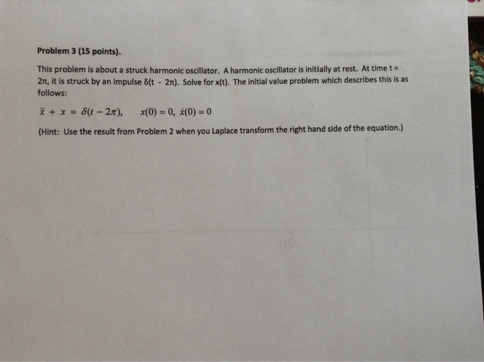 Solved Problem 3 (15 points). This problem is about a struck | Chegg.com