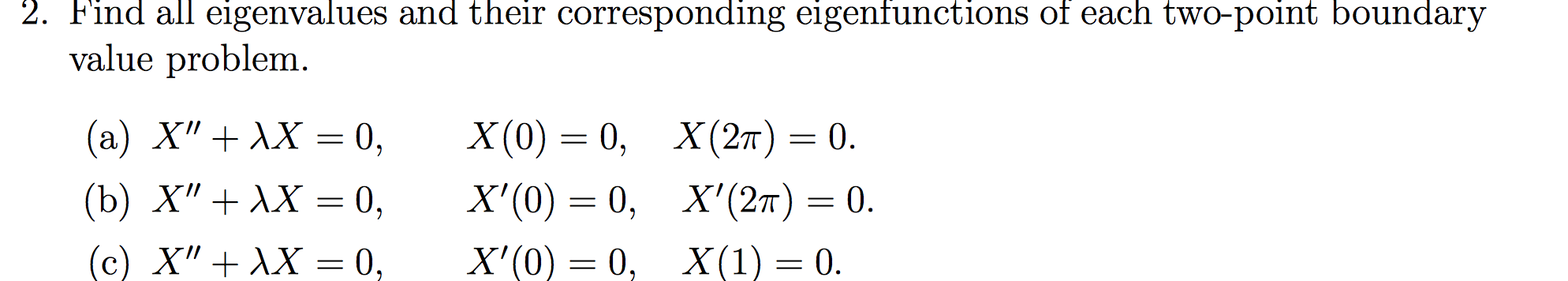 Solved Find all eigenvalues and their corresponding | Chegg.com