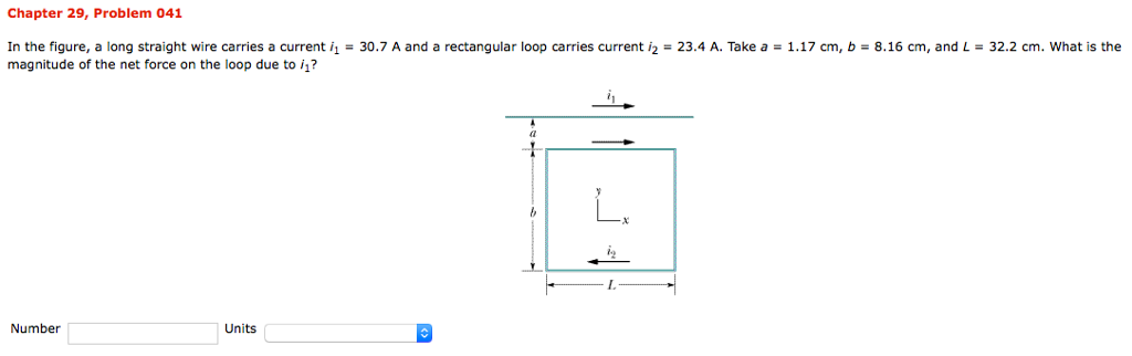 Solved A long straight wire carries a current i_1 = 30.7 A | Chegg.com
