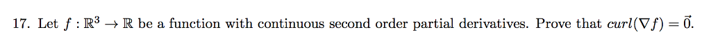 Solved 17. Let f R3R be a function with continuous second | Chegg.com