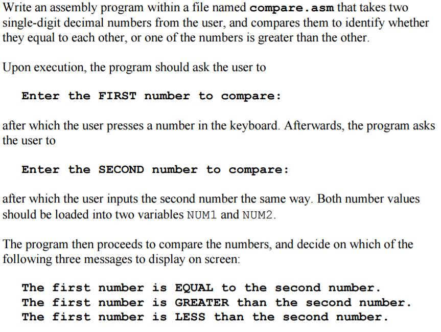 Solved For the class of Microprocessors, we are assigned to | Chegg.com