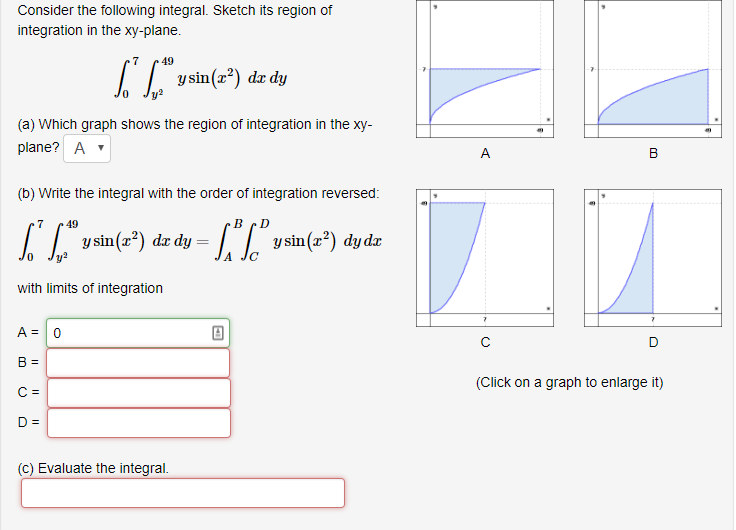 Solved Consider the following integral. Sketch its region of | Chegg.com