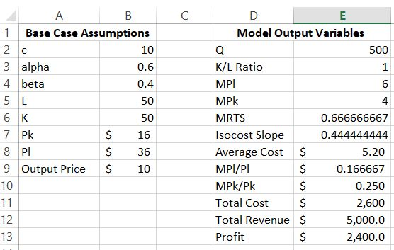 1. Base Case Model: build a C-D simulation model, use | Chegg.com