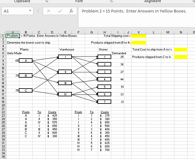 Solved Clipboard Font Alignment A1 V Problem 2 = 15 Points. | Chegg.com