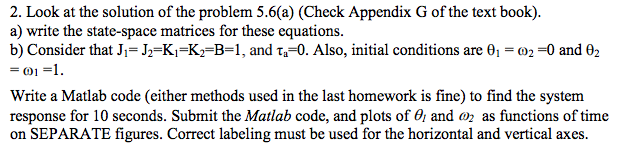 *5.6. a. For the system shown in Figure P5.6, select | Chegg.com