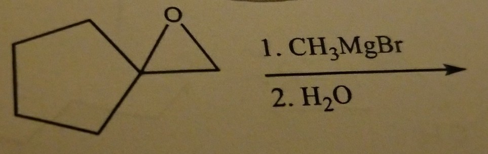 Solved 1. CH3MgBr 2. H20 | Chegg.com