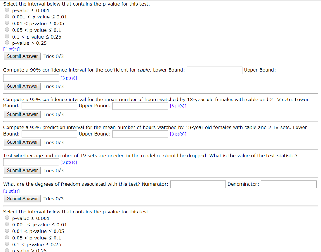 Solved Use Minitab, R, or your preferred software for this | Chegg.com