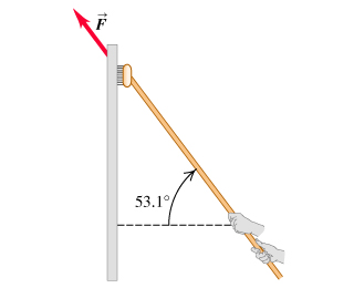Solved A window washer pushes his scrub brush up a vertical | Chegg.com