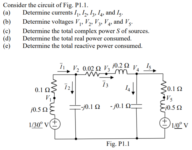 Solved Consider the circuit of Fig. P1.1. (a) Determine | Chegg.com