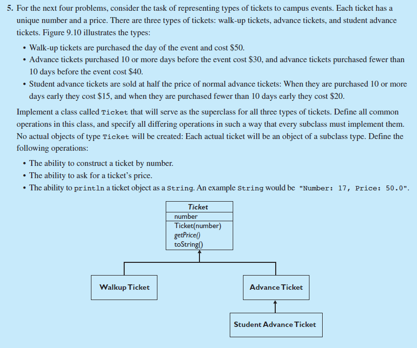Solved How to finish this java?! Exercises #5, 6, 7, and | Chegg.com