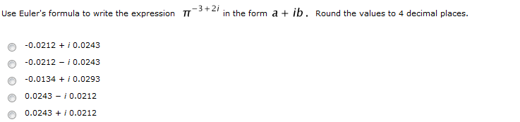 Solved Use Euler's formula to write the expression in the | Chegg.com