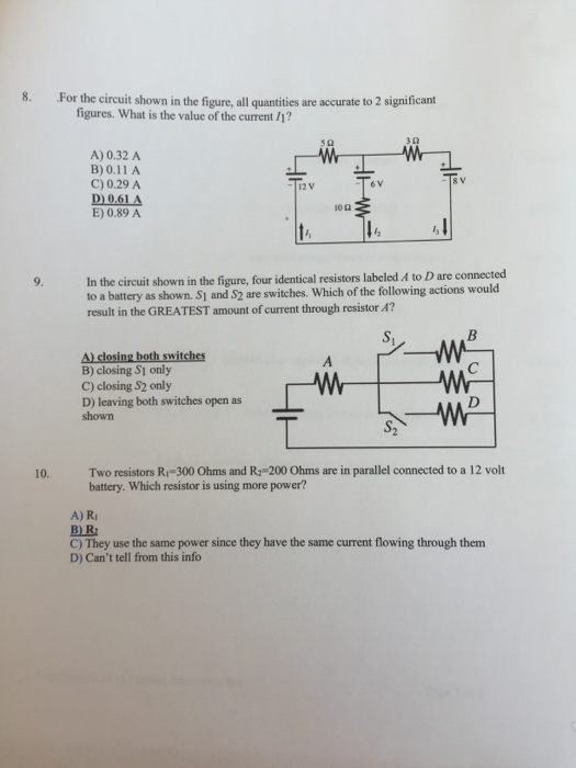 Solved For the circuit shown in the Figure, all quantities | Chegg.com