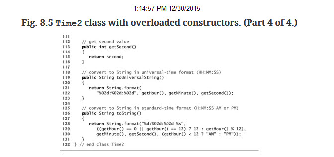 Solved Enhancing Class Time2 Modify Class Time2 Of Fig 6058