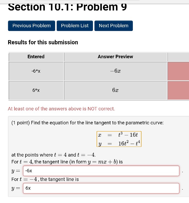 Solved Section 10.1: Problem 9 Previous Problem Problem List | Chegg.com
