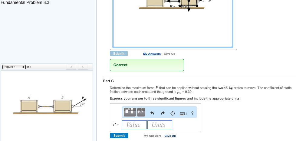 Solved Determine the maximum force P that can be applied | Chegg.com