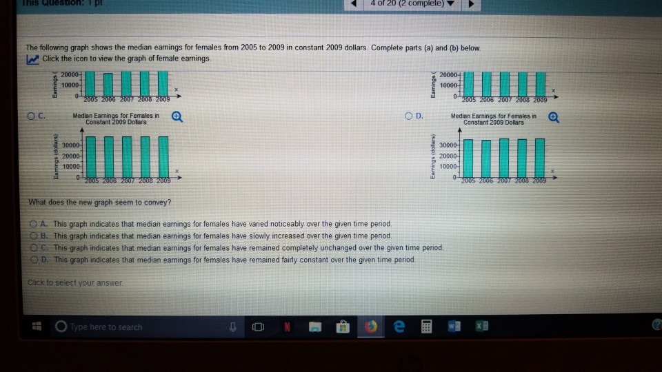 Solved 4 of 26 (2 complete) The following graph shows the | Chegg.com