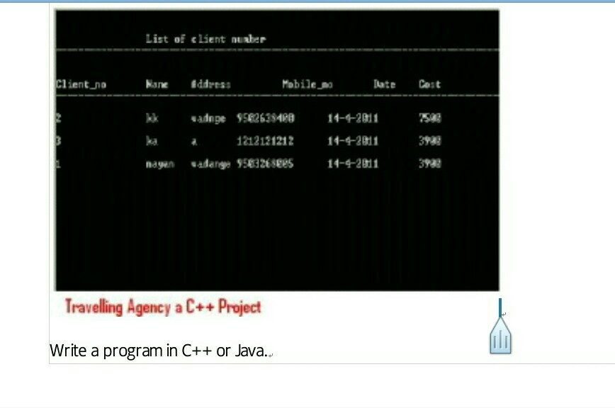 Solved Exercise 1: Travel agencies have to deal with a lot | Chegg.com