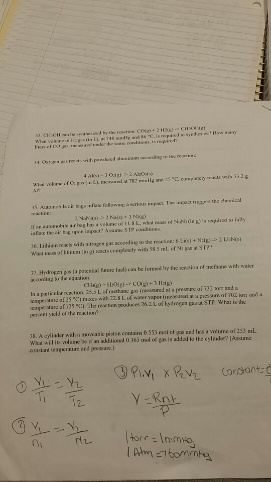 Solved e of 298 22 A eylinder comains 28.5 L of oxygen gas | Chegg.com