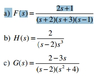 Solved Inverse Laplace Transform F(s) = 2s + 1/(s + 2)(s + | Chegg.com