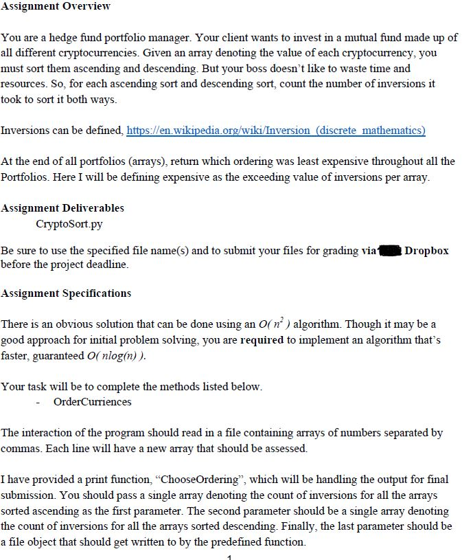 Solved Assigniment Overview You are a hedge fund portfolio | Chegg.com