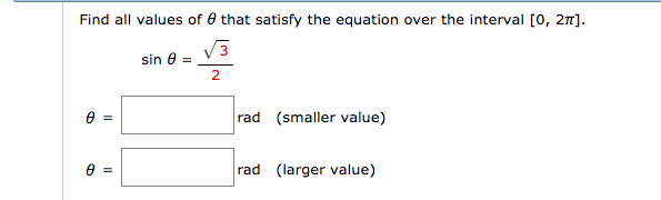 Solved Find all values of theta that satisfy the equation | Chegg.com