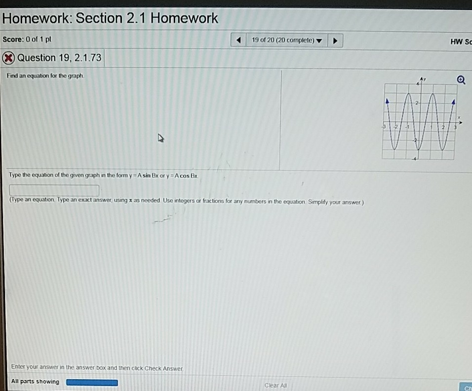 Solved Homework Section 2 1 Homework Score 0 Of 1 Pt 19 Of