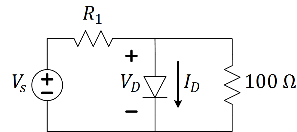 Solved Assume an ideal-offset model for the diode with | Chegg.com