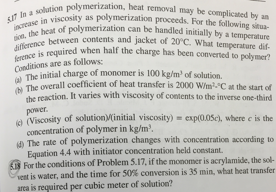 From Principles of Polymer Systems, Sixth Edition by | Chegg.com
