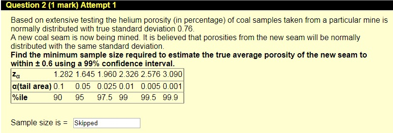 Solved Question 2 (1 mark) Attempt 1 Based on extensive | Chegg.com