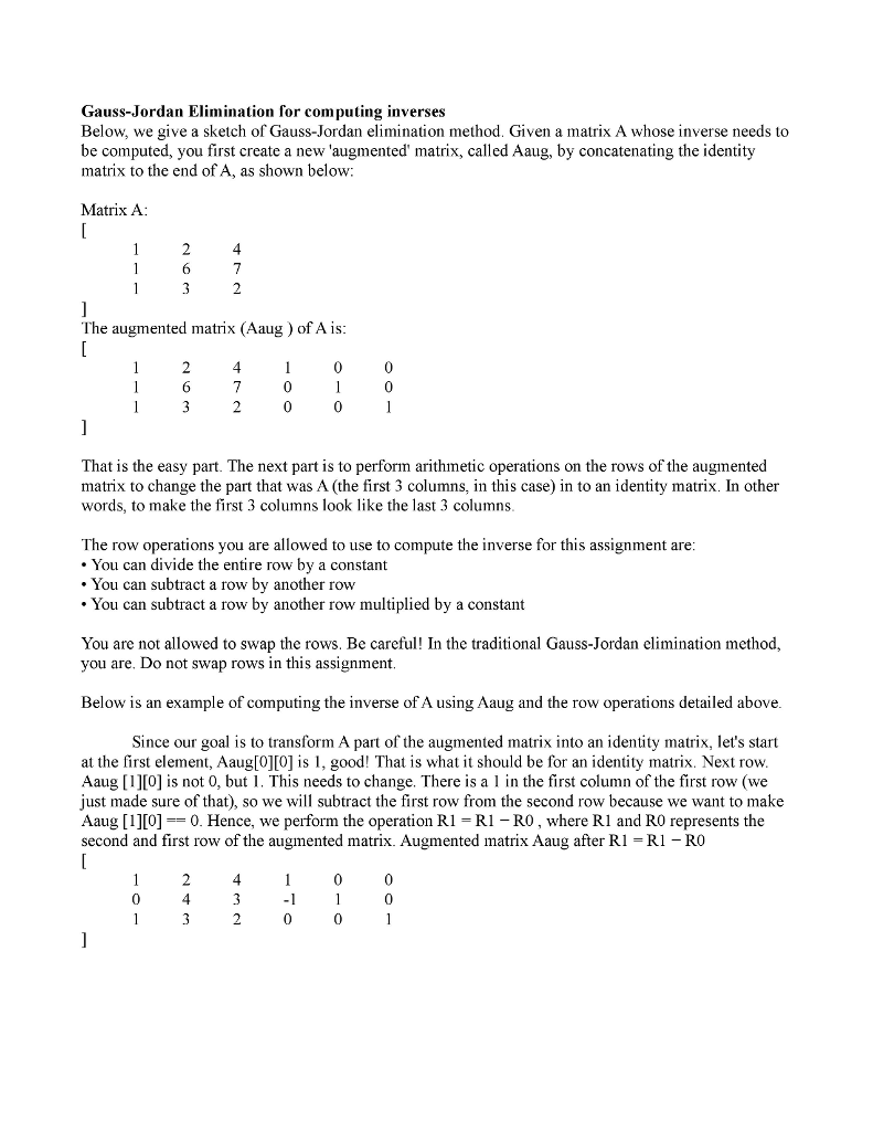 This assignment is designed to provide you some | Chegg.com