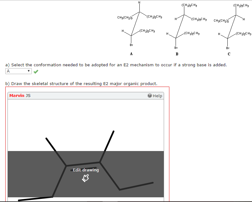 Solved Draw the skeletal structure of the resulting E2 major | Chegg.com