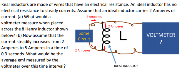 Solved Real inductors are made of wires that have an | Chegg.com