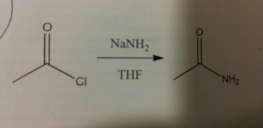 Solved O O NaNH2 Cl THF NH2 | Chegg.com