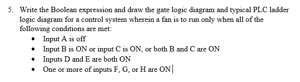 Solved Write the Boolean expression and draw the gate logic | Chegg.com