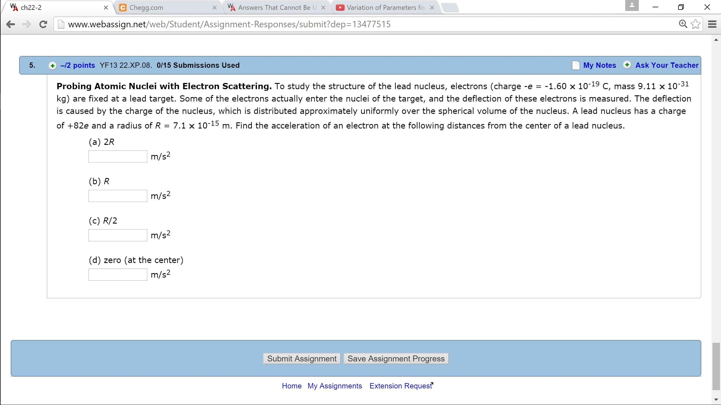 Solved To study the structure of the lead nucleus, electrons | Chegg.com