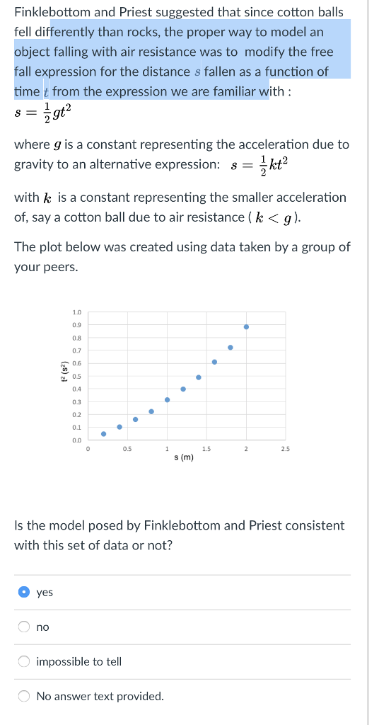 Solved Finklebottom and Priest suggested that since cotton | Chegg.com
