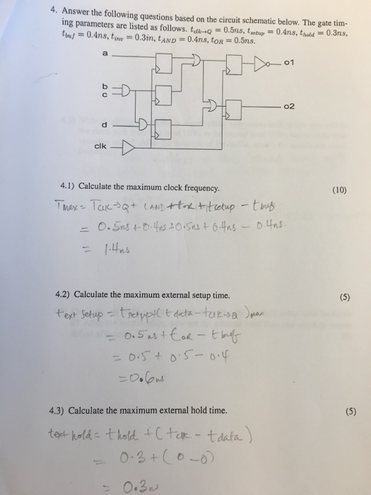 Solved Answer the following questions based on the circuit | Chegg.com