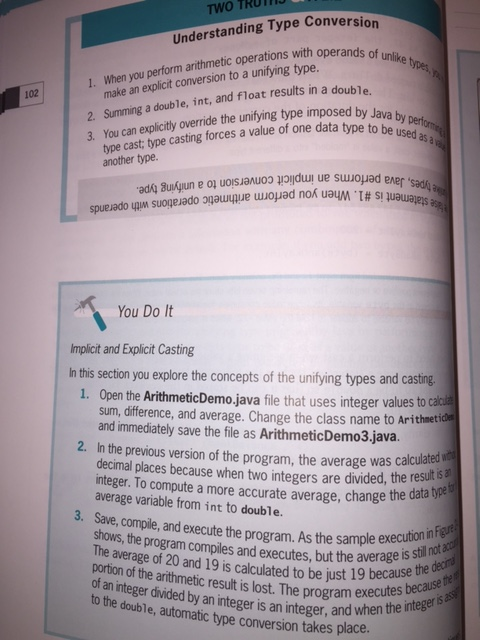 Solved Performing Arithmetic operators, which an 1. The | Chegg.com